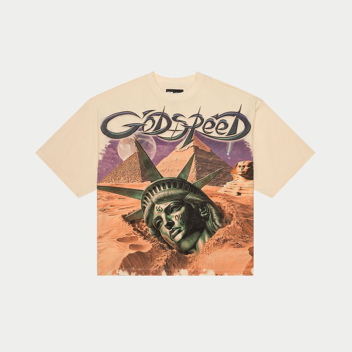 Godspeed Mother cairo tee bone – VIP Clothing Stores
