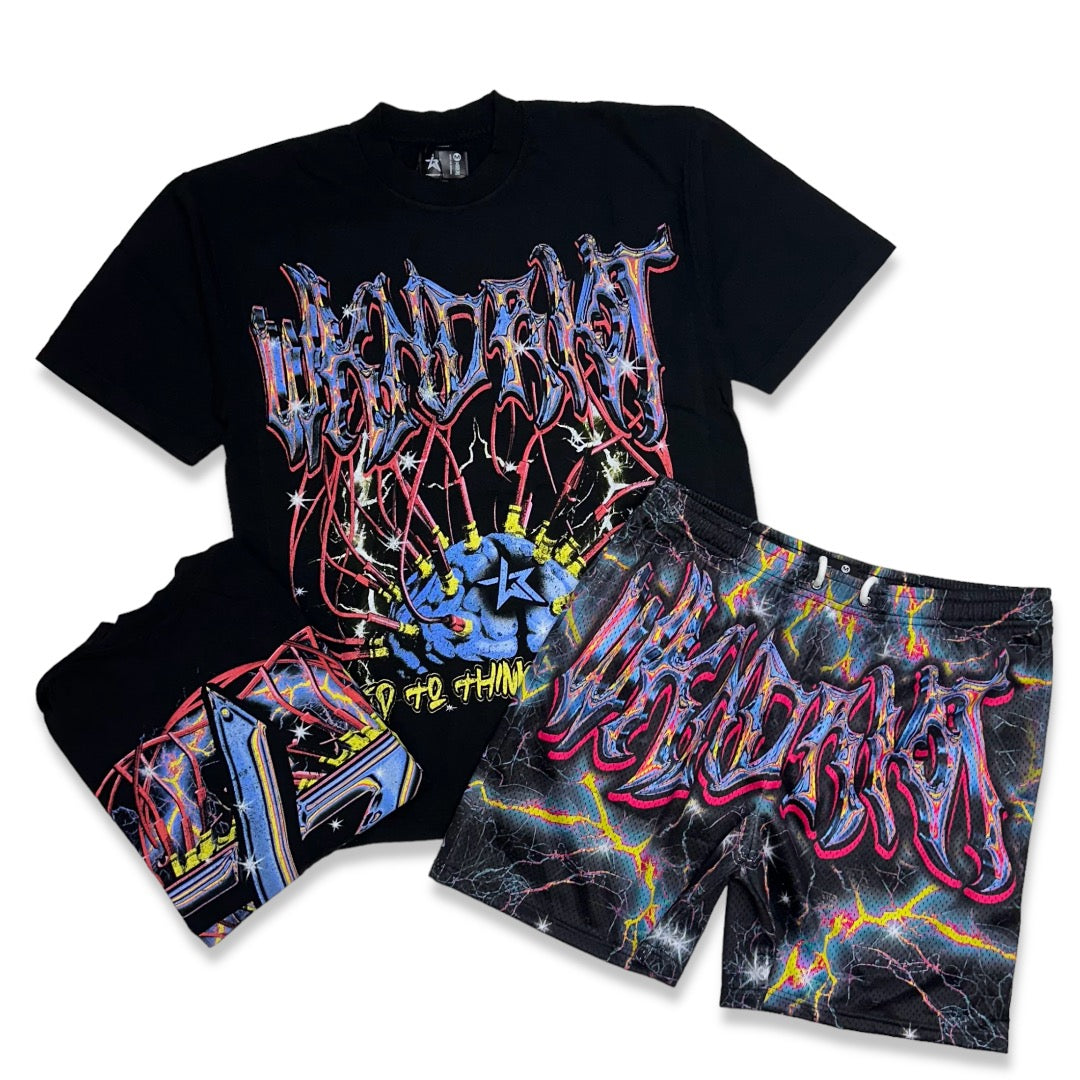 Wknd Riot (Black 'Wired Mind' short set) – VIP Clothing Stores