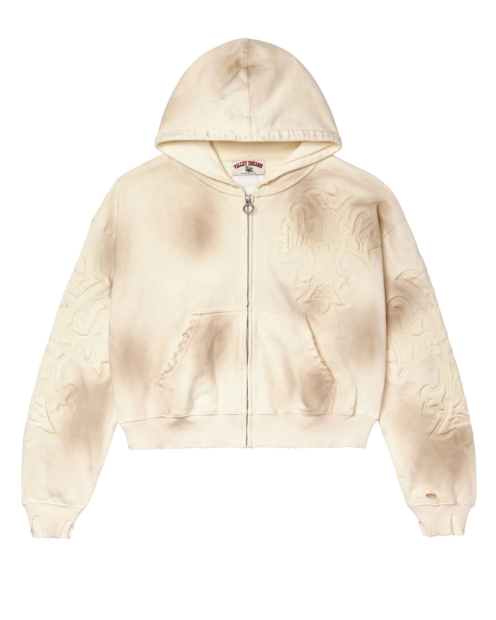 Vale Forever Carver Zip Up Hoodie Cream – VIP Clothing Stores