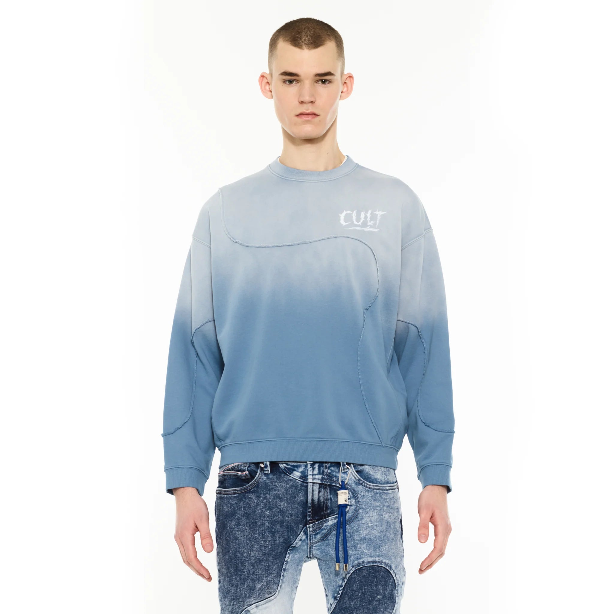 Cult Of Individuality Novelty Sweatshirt Blue Steel – VIP Clothing Stores