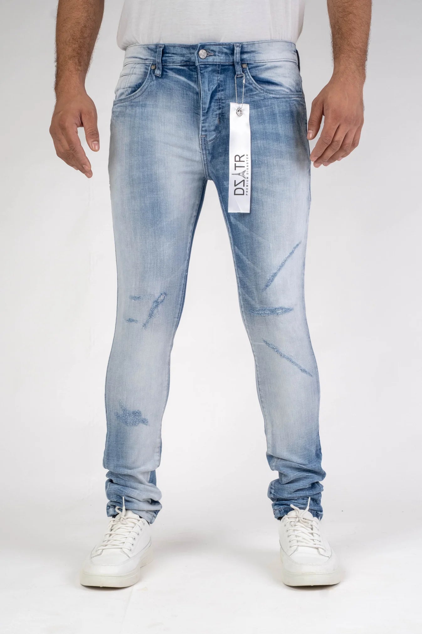 Premium Disaster Men's classic ultra stretch denim jean Blue – VIP ...