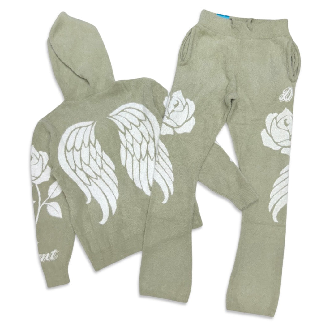 DVMT (Sage anatomy fuzzy mohair flare jogging set) – VIP Clothing Stores