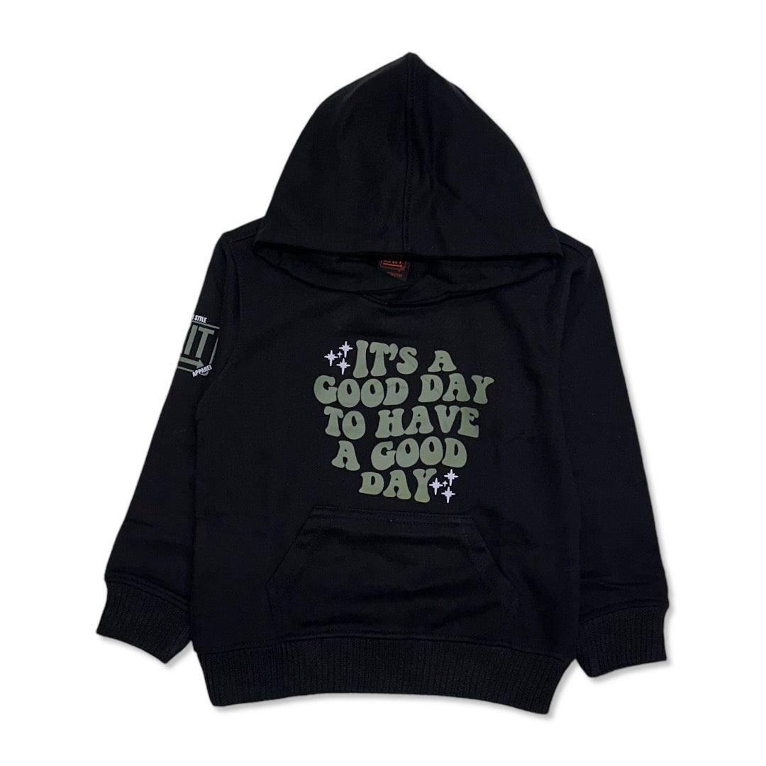 Exit kids Black It's a good day hoodie – VIP Clothing Stores