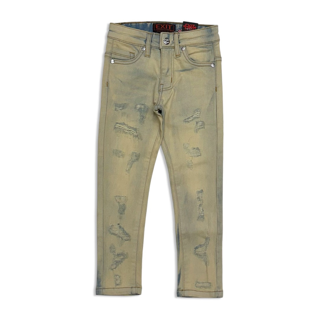 Exit kids Light indigo cut patch skinny jean – VIP Clothing Stores