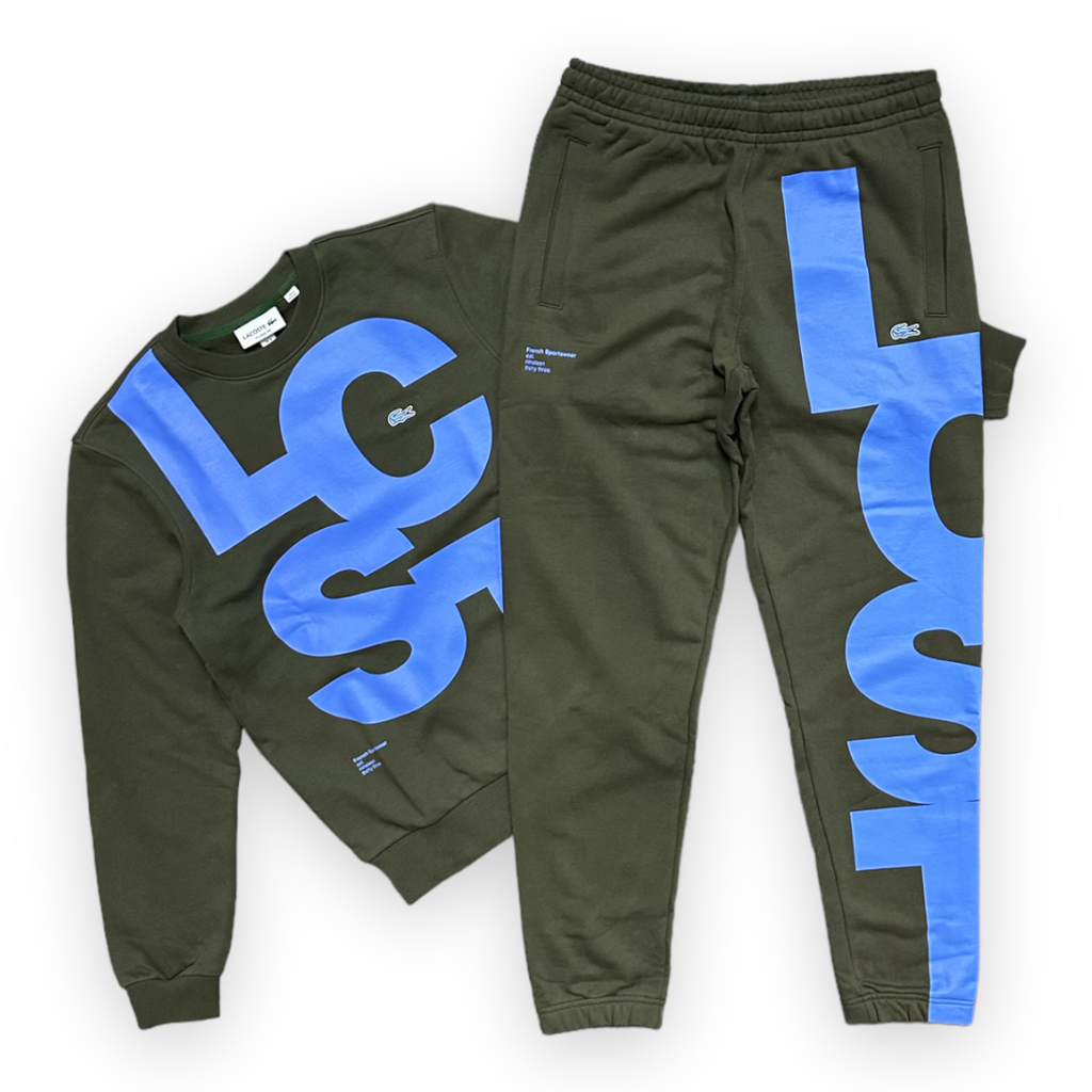 Lacoste (men’s olive jogging set) – VIP Clothing Stores