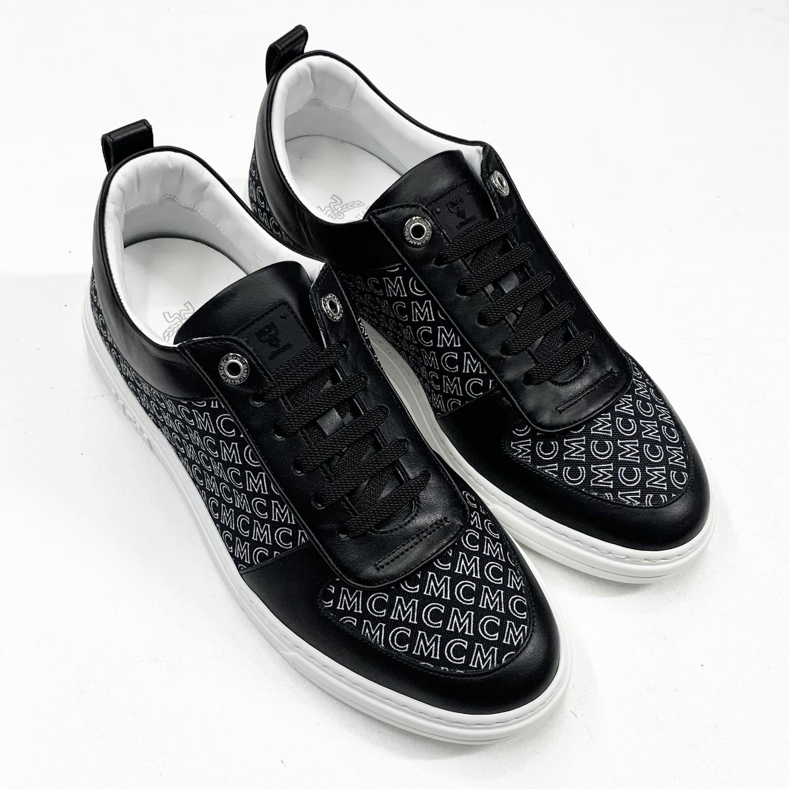 MCM (Men's Classic Low Top Sneakers in Visetos) – Vip Clothing Stores